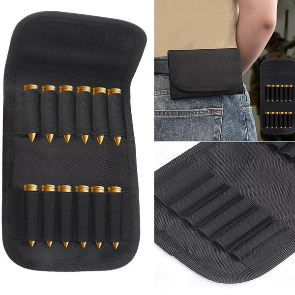12 Round Tactical Shotgun Shell Holder Rifle Cartridge Carrier Ammo ...