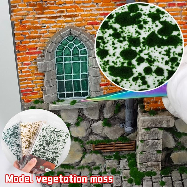 Box Simulation Moss Vegetation Model Grass Cluster Micro Diorama Model ...