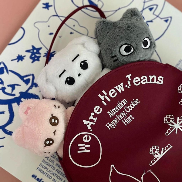 Kpop Idol NewJeans 10cm Plush Doll Minji Hanni Danielle Haerin Hyein ...
