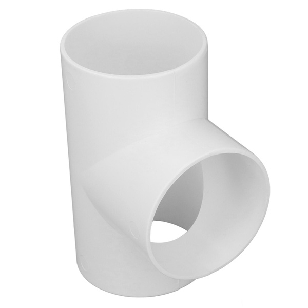 Tee Joint Pipe 3 Way Duct Connector PVC T Shape Pipe Fitting for ...