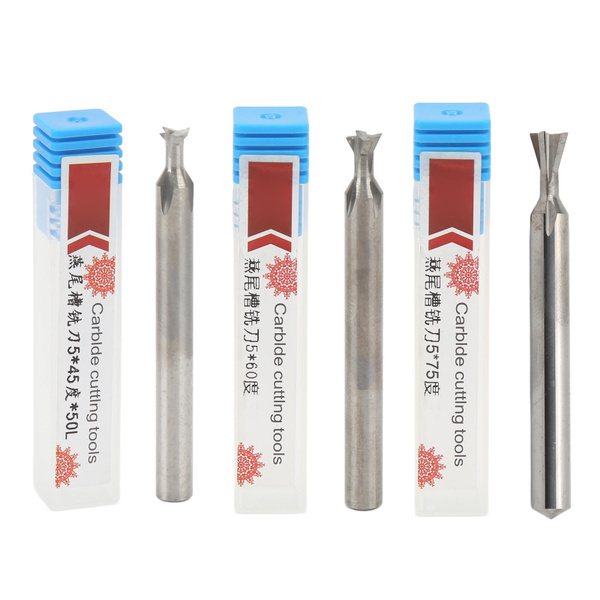 Dovetail End Mill Cutter Dovetail Slotting Metal Milling Cutter Alloy ...
