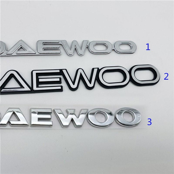 Daewoo logo Car Emblem Badge Decal | Wish