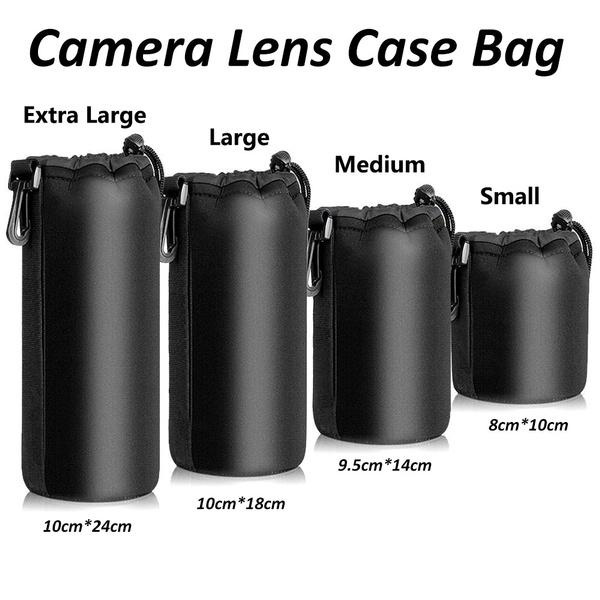 Camera Case Lens Pouch Set Lens Case Small Medium Large and Extra Large ...