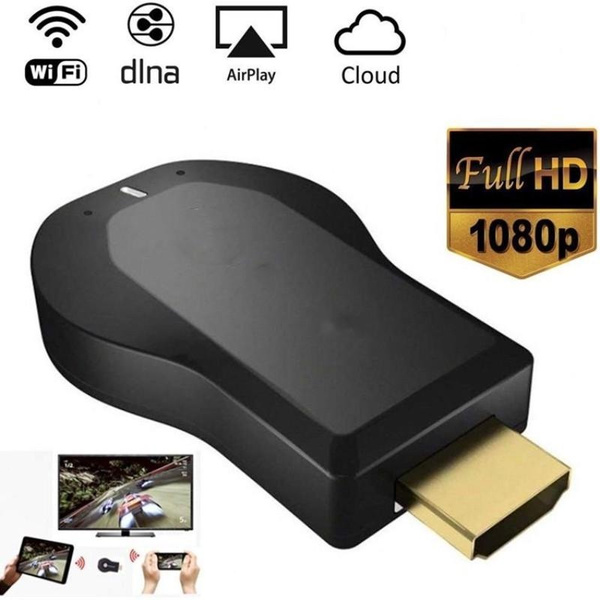 Wireless Display Receiver WiFi Dongle Screen Mirror 1080P HDMI TV Stick ...