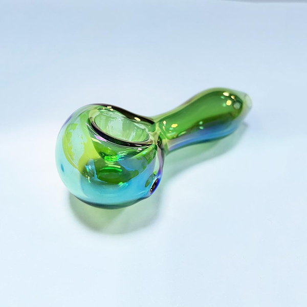 Simple and fashionable Green electroplated glaze glass pipe plating ...