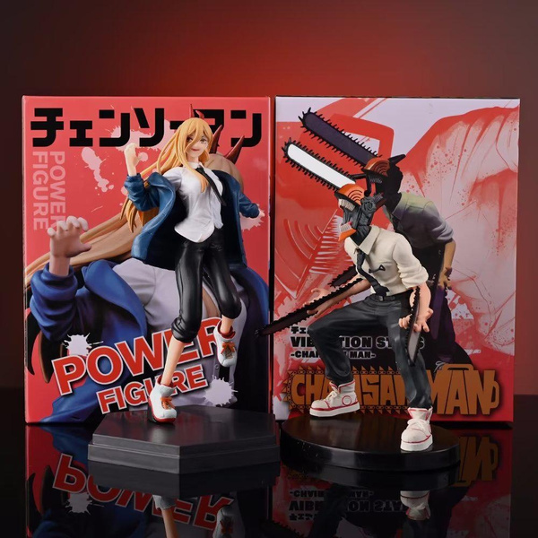 Anime Chainsaw Man Figure Denji Power Figurine Collectible Model Toys ...