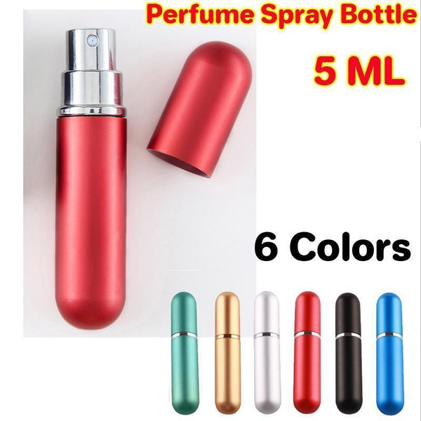 5 ML Mini vacuum Refillable Perfume Atomizer Bottle Travel Scent Pump ...