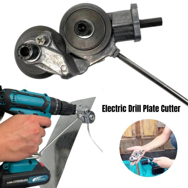 Electric Drill Plate Cutter Attachment Metal Sheet Cutter Sawing ...