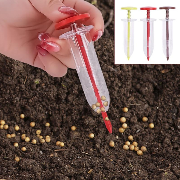 1Pc Syringe Seeder Small Seed Sowing Dispenser Garden Seeding ...