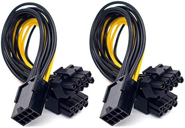 Graphics Card Video Card VGA GPU Female 8 Pin to Dual 8 Pin 6+2 Pin ...