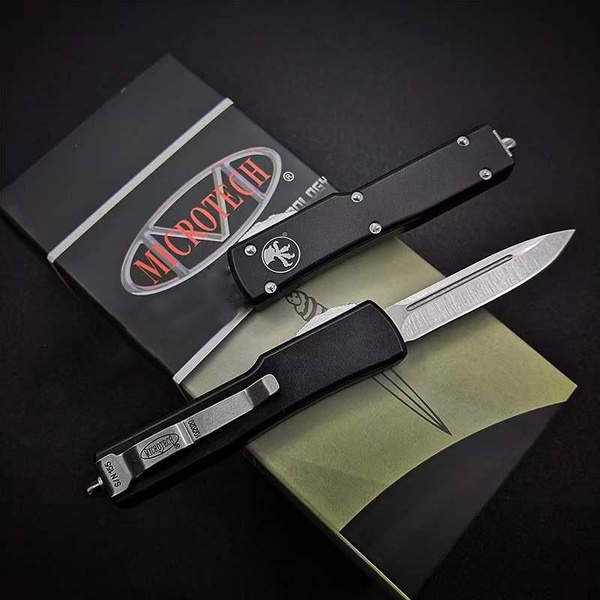 Microtech 147-4 UTX-70 AUTO OTF Pocket Knife D2 Switch Blade, Aluminum ...