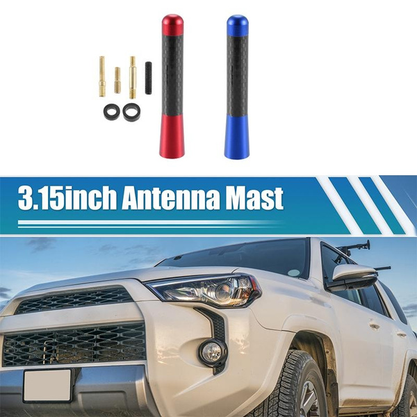 1Set Universal 8cm Car Styling Roof Antenna Enhanced Signal Carbon ...