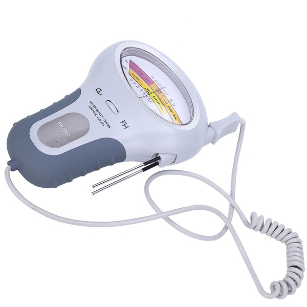 PC-102B CL2 Chlorine & PH Tester Meter with Probe, Water Quality Tester ...