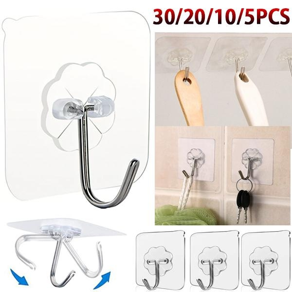 Transparent Seamless Hook Strong Seamless Hook Traceless Nail-free ...