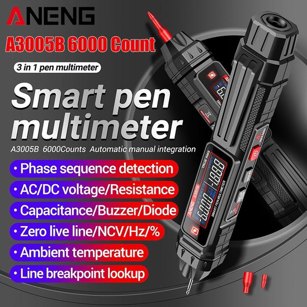 ANENG A3005B Phase Sequence Test Pen Detector Multimetro Instant ...