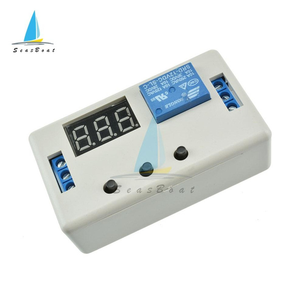 DC 12V LED Digital Time Delay Relay Trigger Cycle Timer Switch Circuit ...