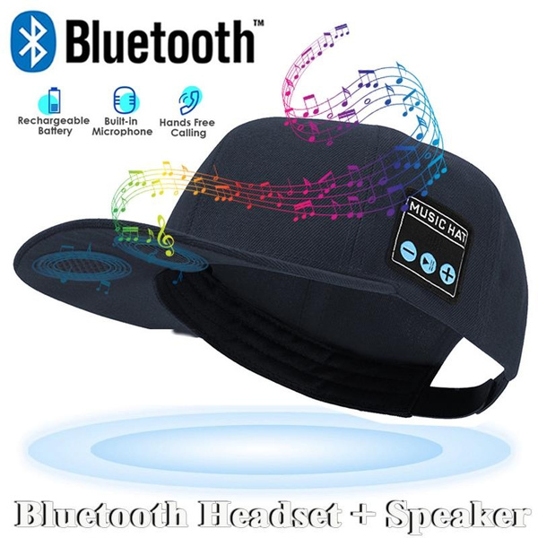 Sport Bluetooth Headphone Baseball Cap with Speaker Outdoor Music ...