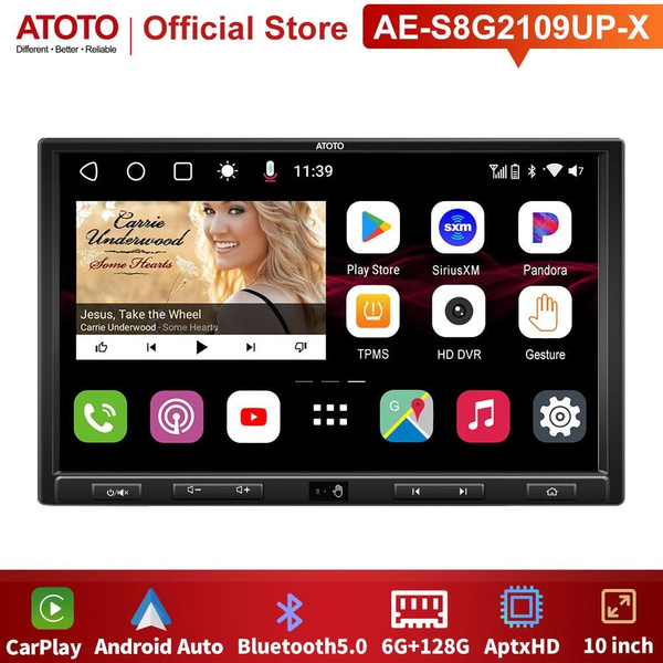 S8 10 Inch Car Radio Android 2din Qled Display Touch Screen Wireless ...
