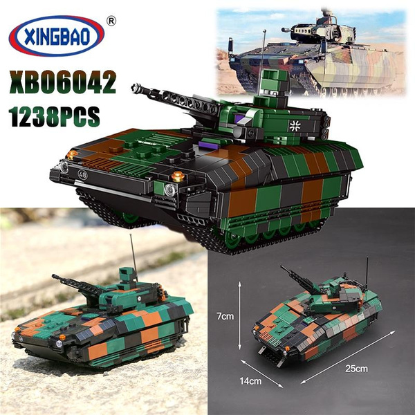 XINGBAO 06042 The Military High-tech Army Theme Armored Tank Building ...