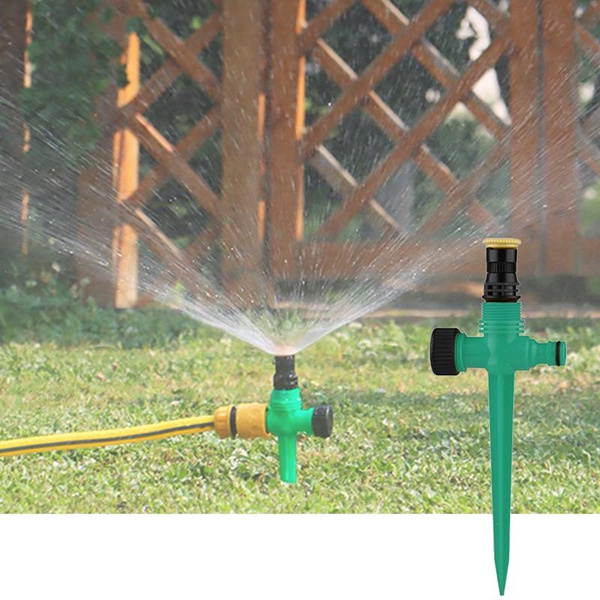 360° Rotation Auto Lawn Sprinkler, Auto Rotary Garden Sprinkler ...