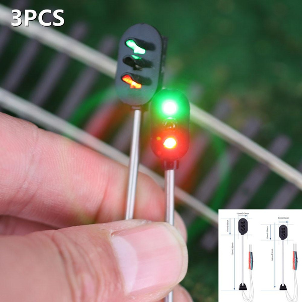 Model Railway Train Traffic Lights 12V Led Signal Light with Circuit ...