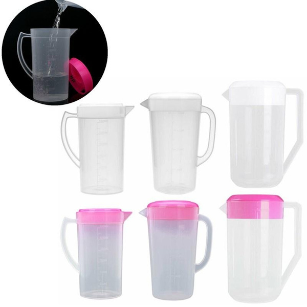 Transparent Large Capacity Water Jug Gadget Plastic Measuring Water ...