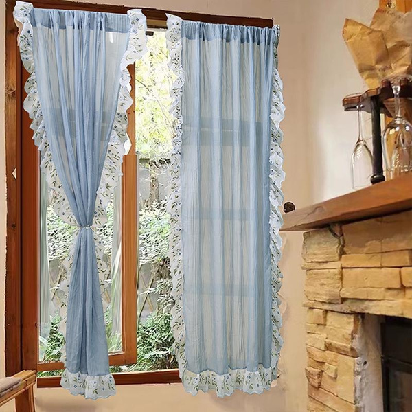 Nordic Small Fresh Swallowtail Gauze, Living Room, Bedroom, Bay Window ...