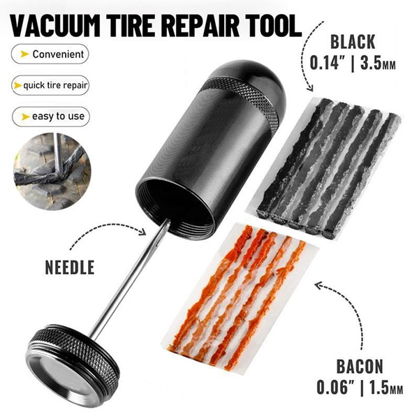 Vacuum Tire Repair Tool Tire Puncture Repair Kit Tyre Repair Rubber ...