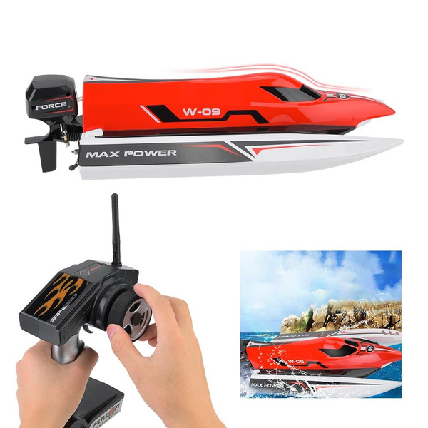 RC Speedboat, 45km/h 2.4GHz Brushless Remote Control Speedboat RC Race ...