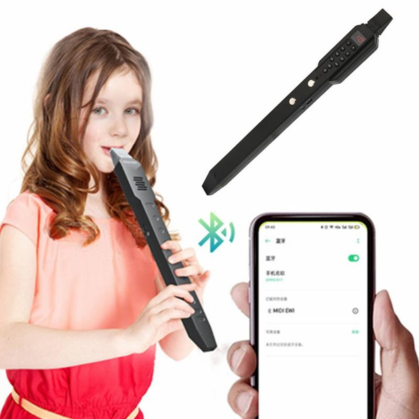 Digital Wind Instrument, MIDI Connectivity Rechargeable Electronic Wind ...