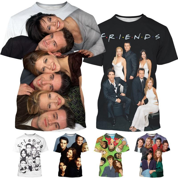 2023 Friends TV Show T Shirt Cool Casual Short Sleeve 3D Printed ...