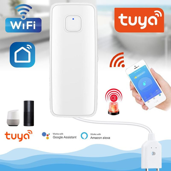 Tuya Smart Life Water Leakage Alarm WiFi Leak Sensor Detector Flood ...