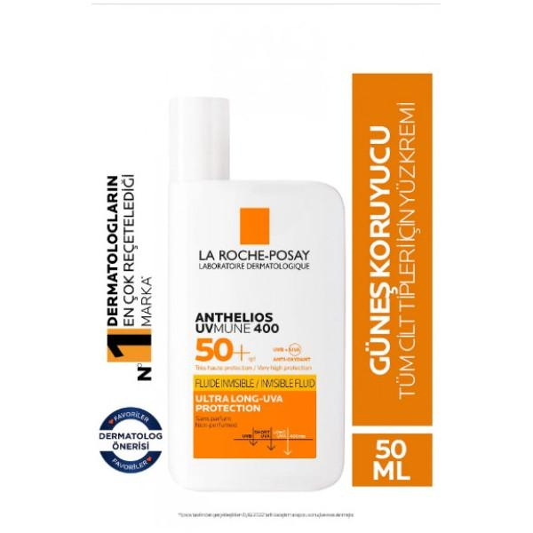 La Roche Posay Anthelios Uvmune 400 Fluid Sunscreen Spf 50+ 50 Ml | Wish
