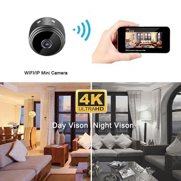 Upgraded 8K camera mini WiFi spy camera full HD 1080P wireless hidden ...