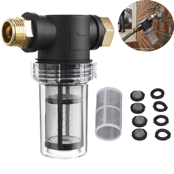 Garden Hose Filter For Pressure Washer Inlet Water Inline Sediment ...
