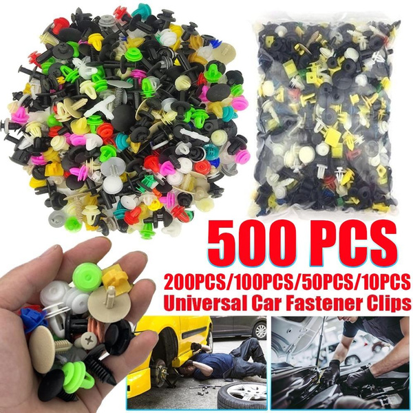 Universal Plastic Clips for Car Fender Bumper Door Car Interior Hole ...
