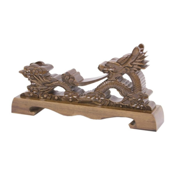 Camphor Wood Dragon Shaped Sword Holder Katana Bracket Samurai Sword ...