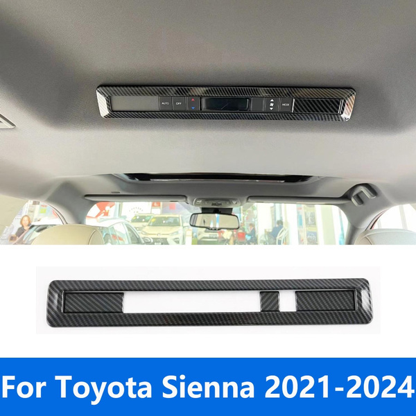 For Toyota Sienna 2021 2022 2023 2024 Carbon Fiber Color Rear Seat Air ...