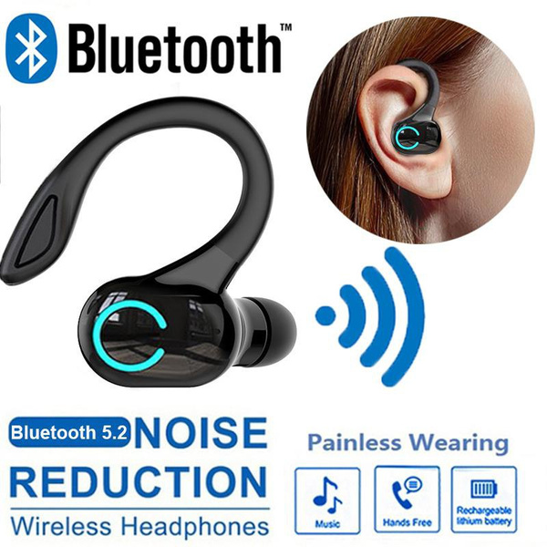 1PC Painless Wear Wireless Earphone Bluetooth 5.2 Ear Hook Headset ...