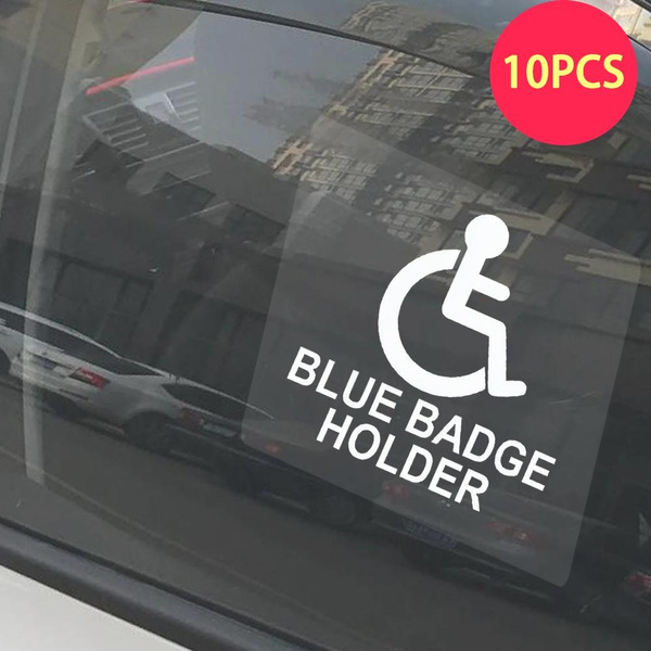 10pc Disabled Wheelchair Handicap Round Fashion Car Sticker Decal | Wish