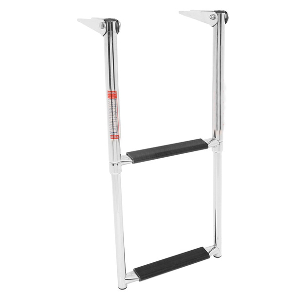 Telescopic Ladder, Stainless Steel Telescopic 2 Step Ladder Dropped ...
