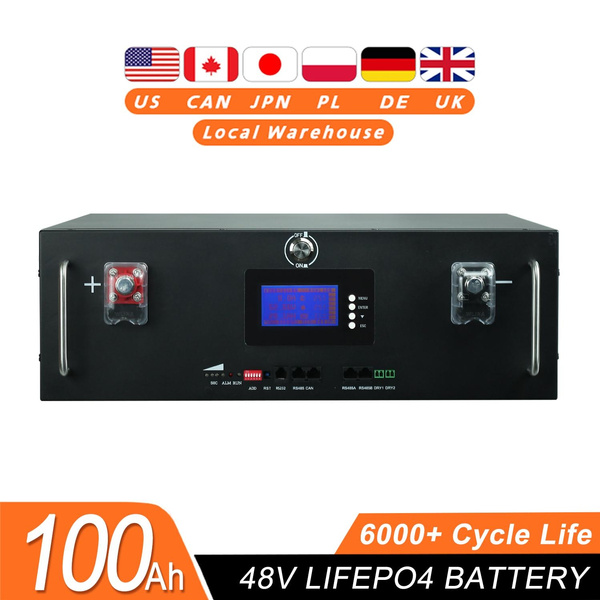New 48V 100Ah LiFePo4 Battery Pack 51.2V 5kw Lithium Iron Phosphate ...