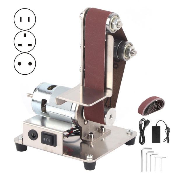 Electric Belt Sander Powerful Steel Body Mini DIY Polishing Grinding ...
