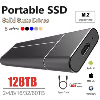 128TB Portable SSD 60TB/32TB/16TB/8TB/2TB High Speed External Solid ...