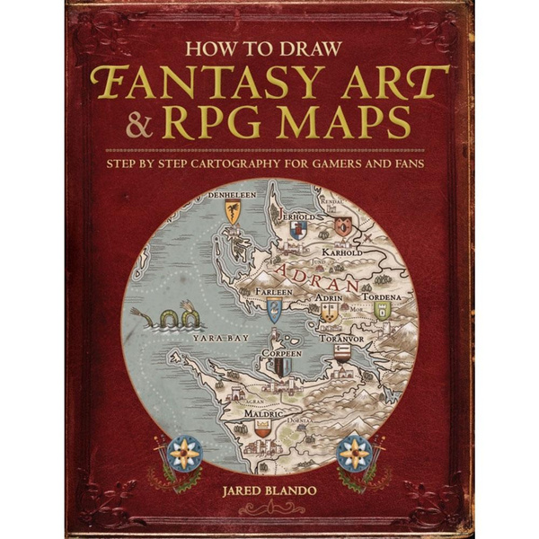 How to Draw Fantasy Art and RPG Maps Cartography Book | Wish