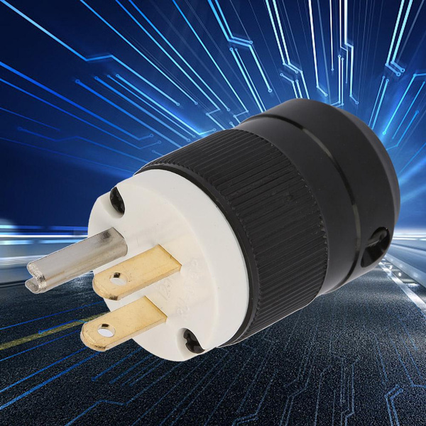 125V US Power Plug Waterproof Industrial Grade 3 Poles Power Plug ...