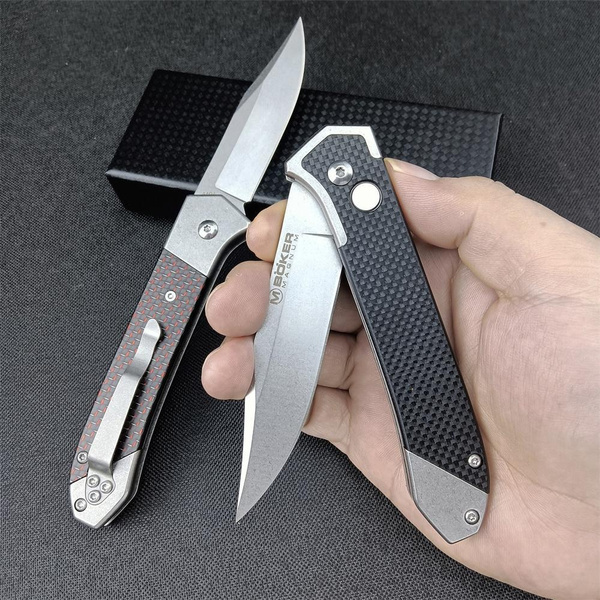 2023 Tactical Knife Spring Assisted Knives Boker Magnum Rubico Auto Side Jump Folding Hunter ...