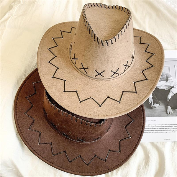 Fashion Simple Cowboy Hat Western Cowboy Hat Halloween Role-play ...