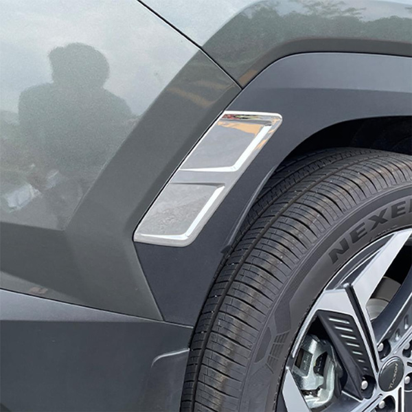 Chromed Side Wheel Fender Trim Molding Garnish For Hyundai Tucson NX4 ...