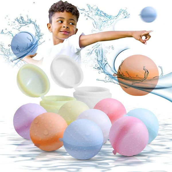Reusable Water Balls Quick Fill Water Balloons Bomb Splash Balls Water ...